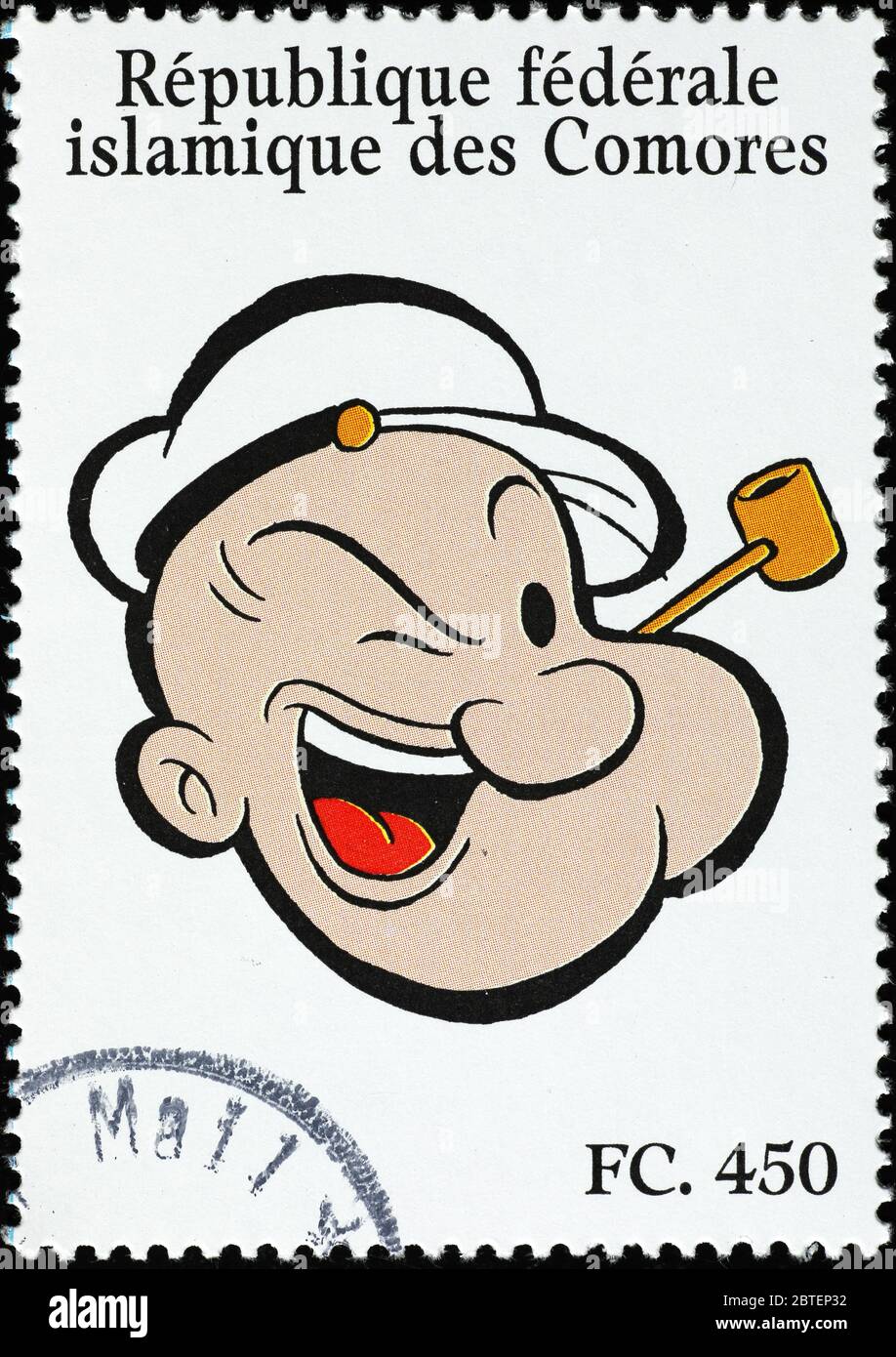 Popeye the sailor cartoon hi-res stock photography and images - Alamy