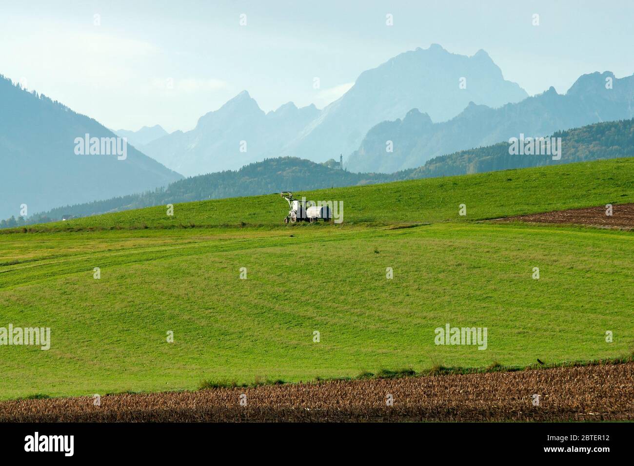 Tractor farming village germany hi-res stock photography and images - Alamy
