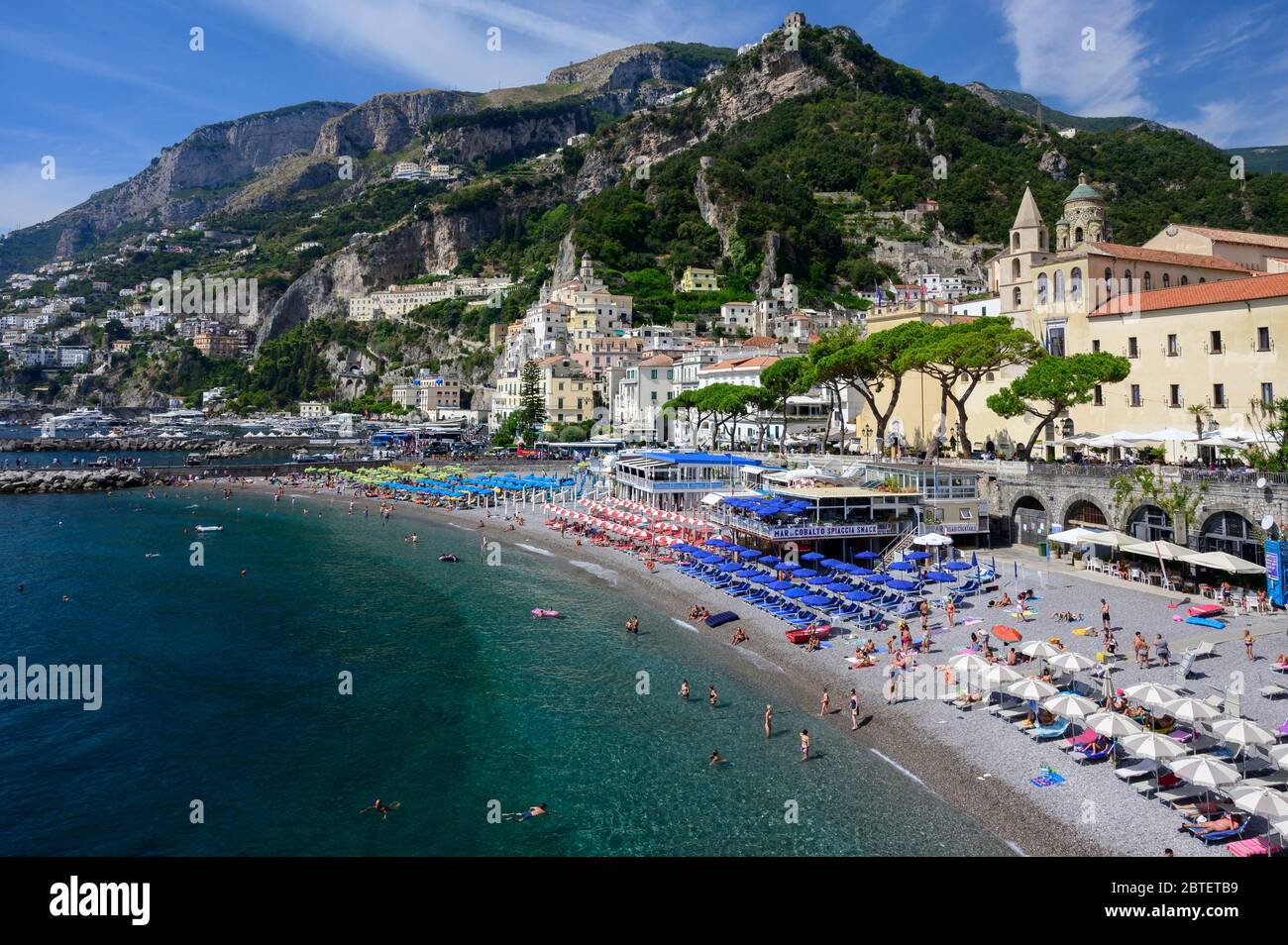 Amalfi beach hi-res stock photography and images - Alamy