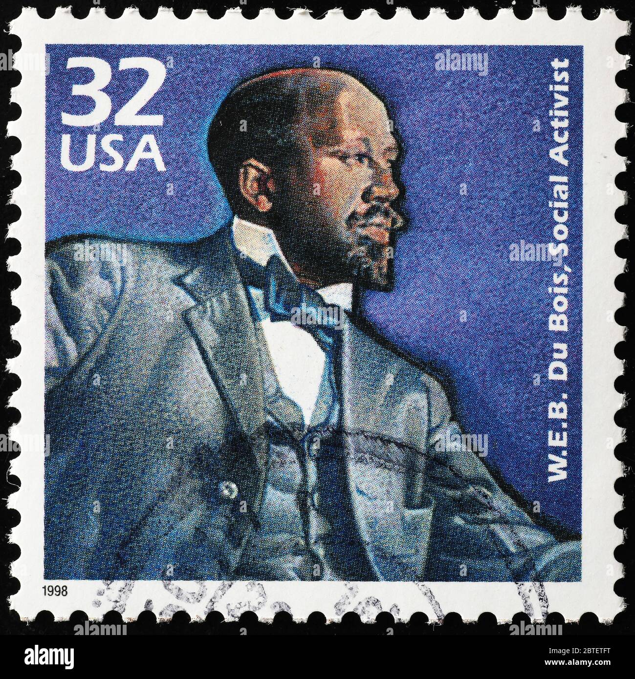 W.E.B. Du Bois on american postage stamp Stock Photo - Alamy