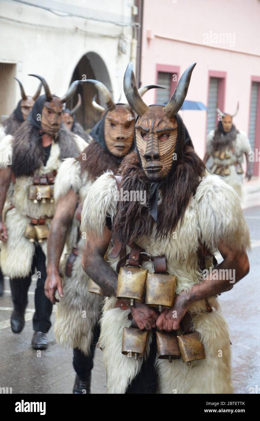 Traditional masks of Sardinia Stock Photo - Alamy