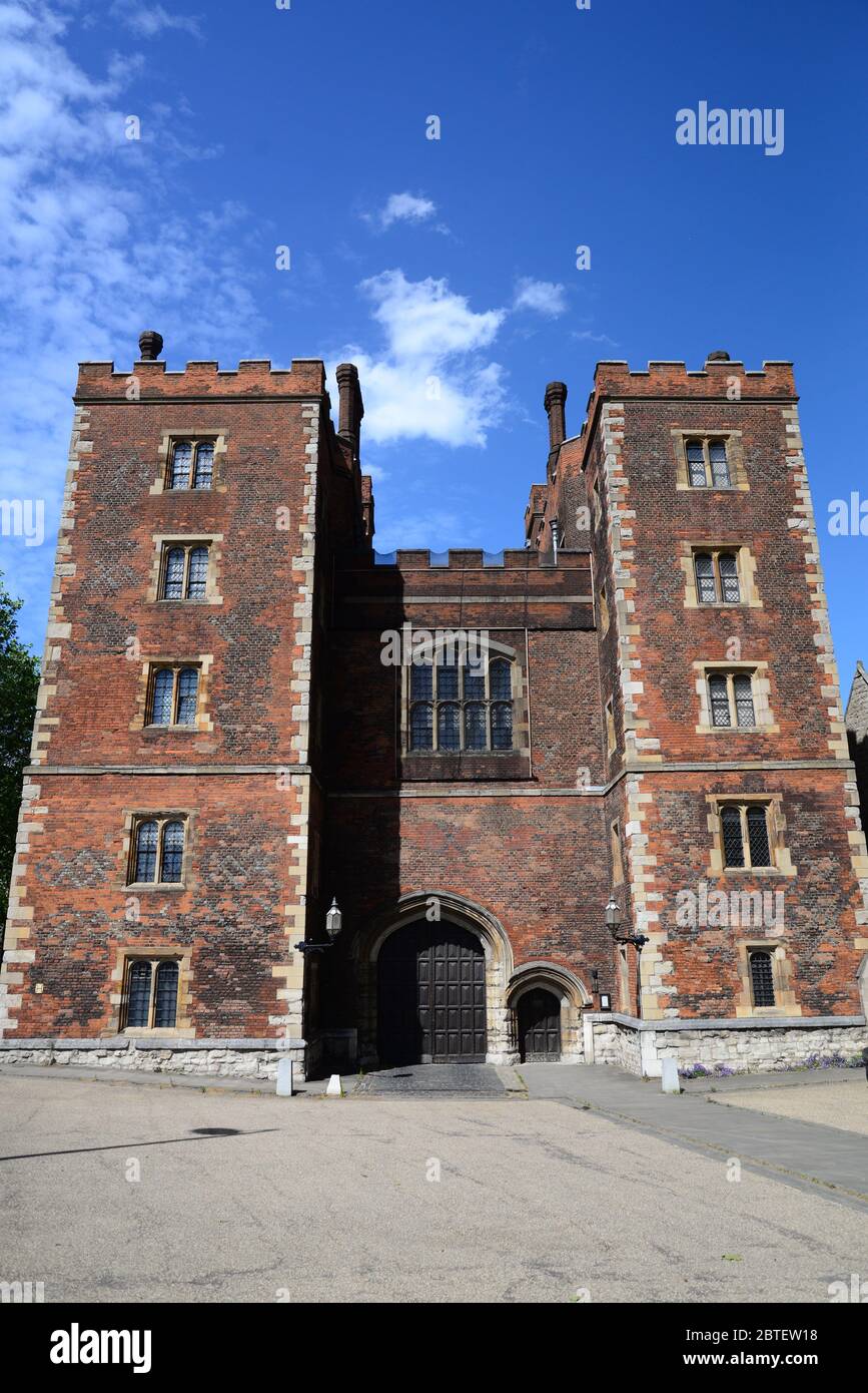 Lambeth Palace, Albert Embankment, London-residence of The Archbishop ...