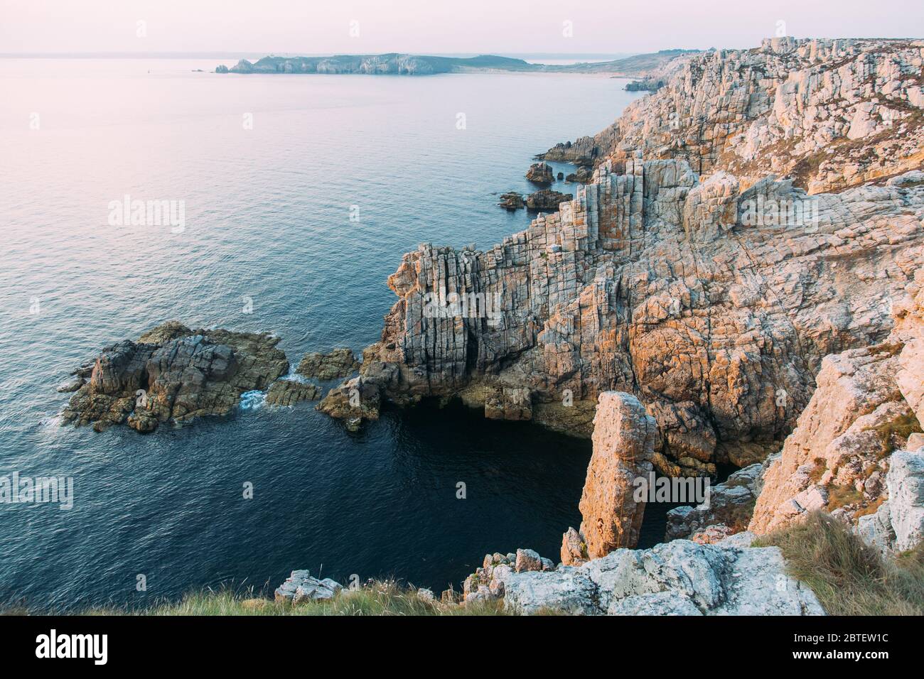 Beautiful Crozon peninsula in brittany France Stock Photo - Alamy