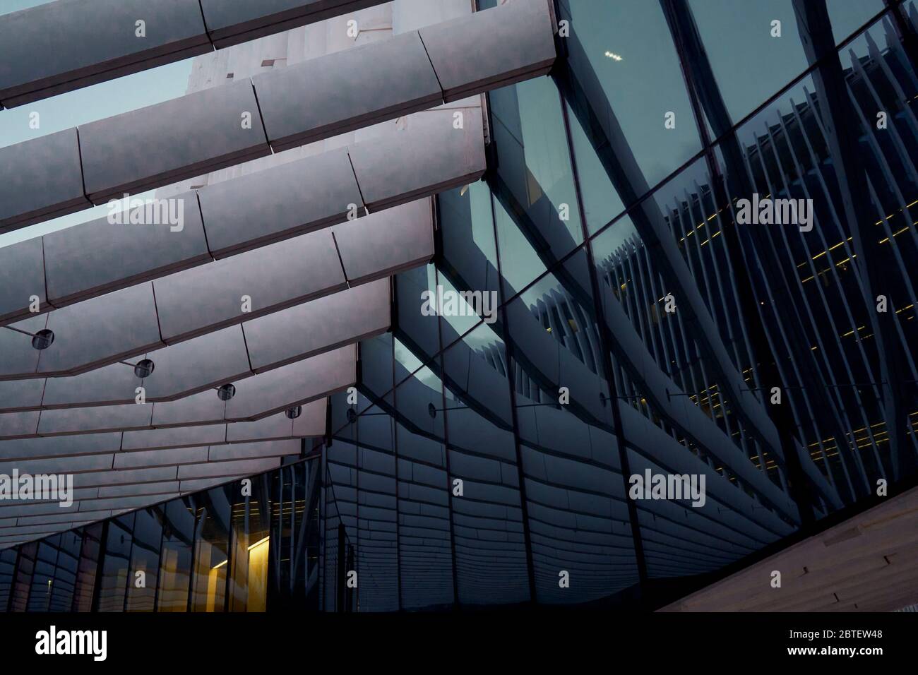 EDP Headquarter building in Lisbon shot for architecture closeup detail ...