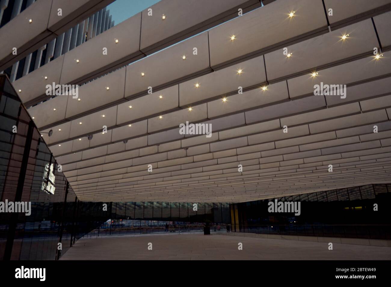 EDP Headquarter building in Lisbon shot for architecture closeup detail ...