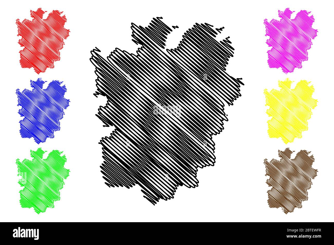 Braunschweig City (Federal Republic of Germany, Lower Saxony) map ...