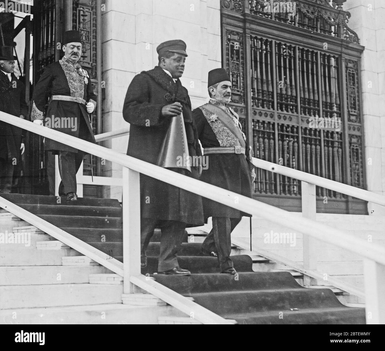 Ottoman Empire ambassador to the US, Yusuf Ziya Pasha at the Diplomatic ...