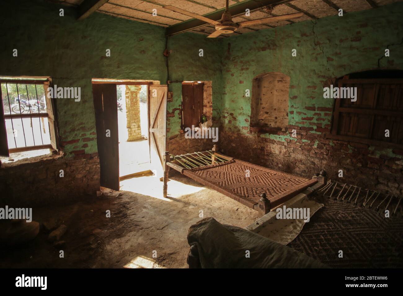 Room In An Old Abandoned House In A Village In Sindh, Pakistan 27/08 ...
