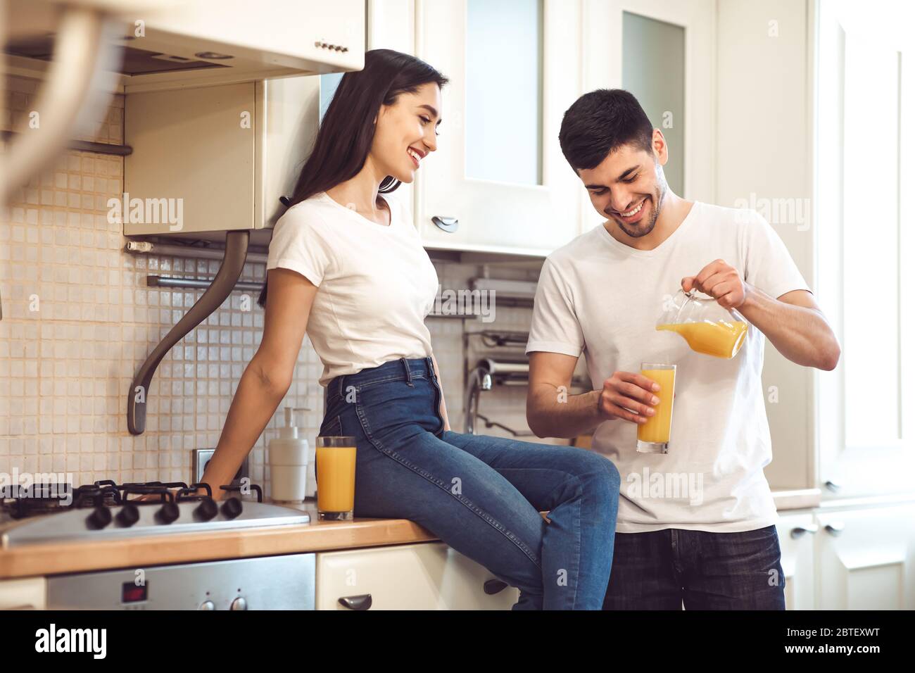 Family fresh juice hi-res stock photography and images - Alamy