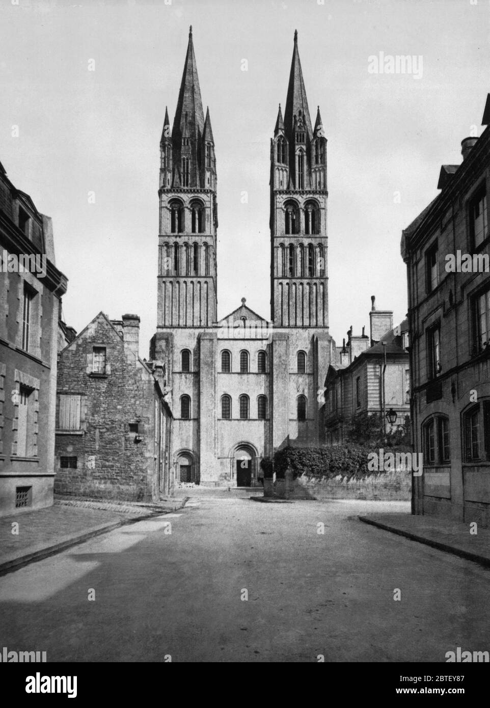 St. Etienne church, Caen, France ca. 1890-1900 Stock Photo - Alamy