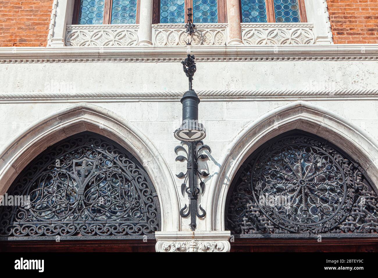 medieval gates with arches in Venice Stock Photo - Alamy