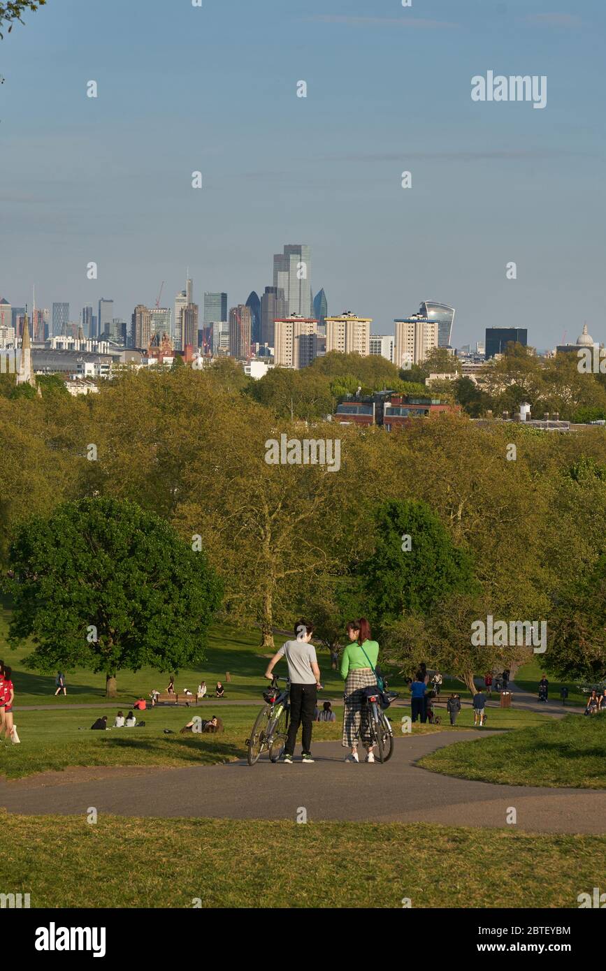 primrose hill view of london Stock Photo - Alamy