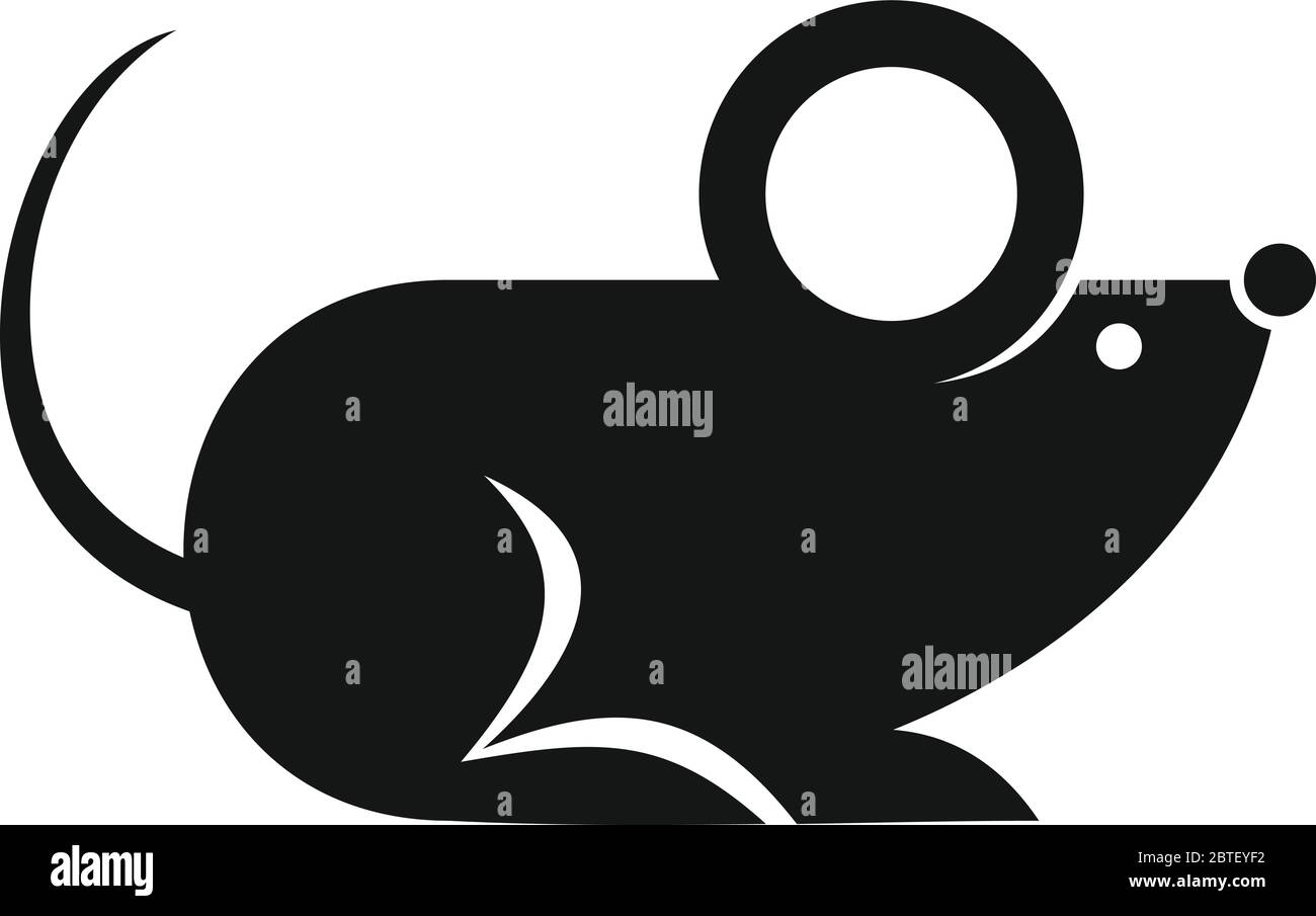 Rat icon. Simple illustration of rat vector icon for web design ...