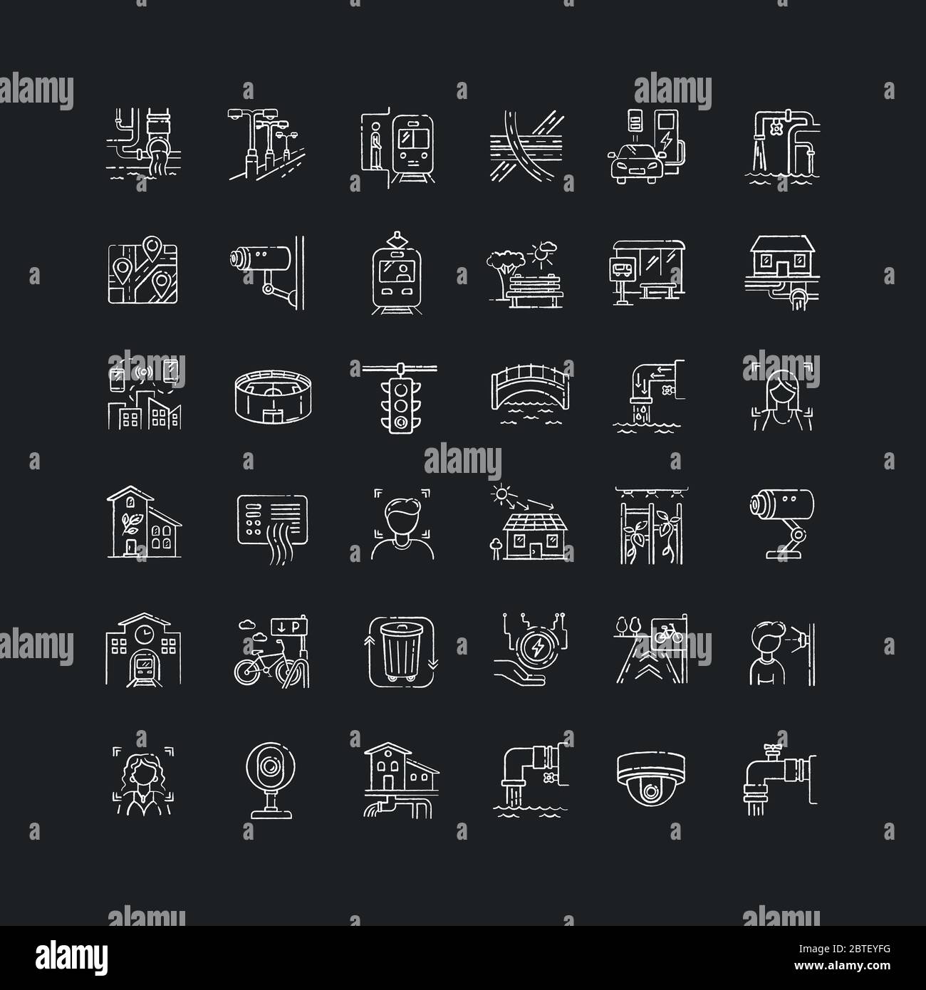 Pipeline network infrastructure Stock Vector Images - Alamy