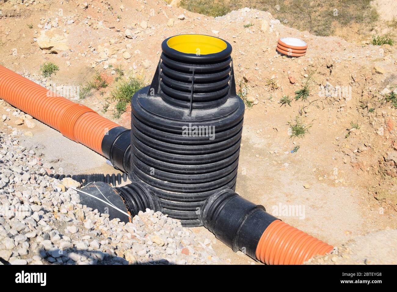 Construction of stormwater and sewerage at roads and highways. a ...