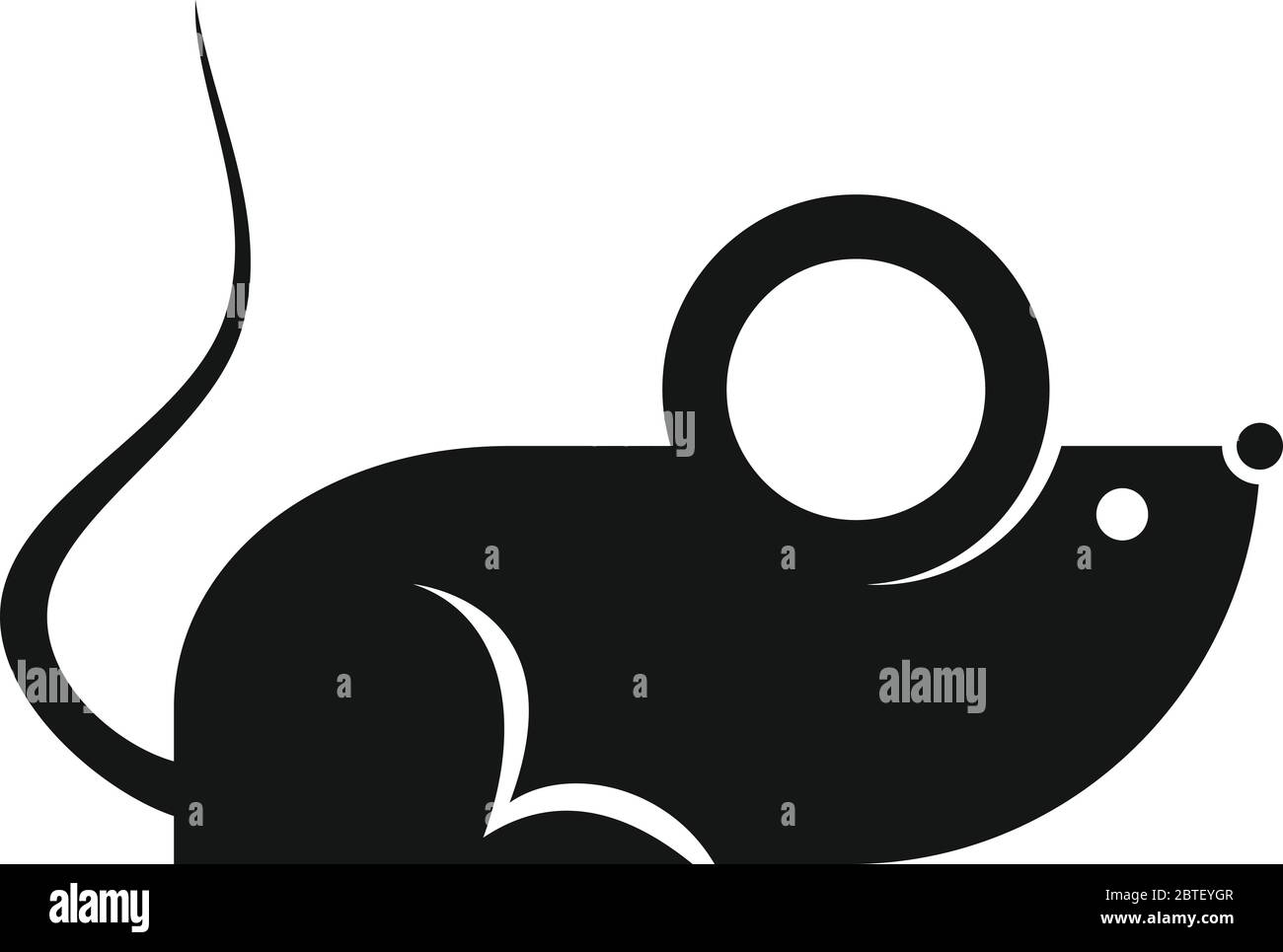 Farm rat icon. Simple illustration of farm rat vector icon for web ...