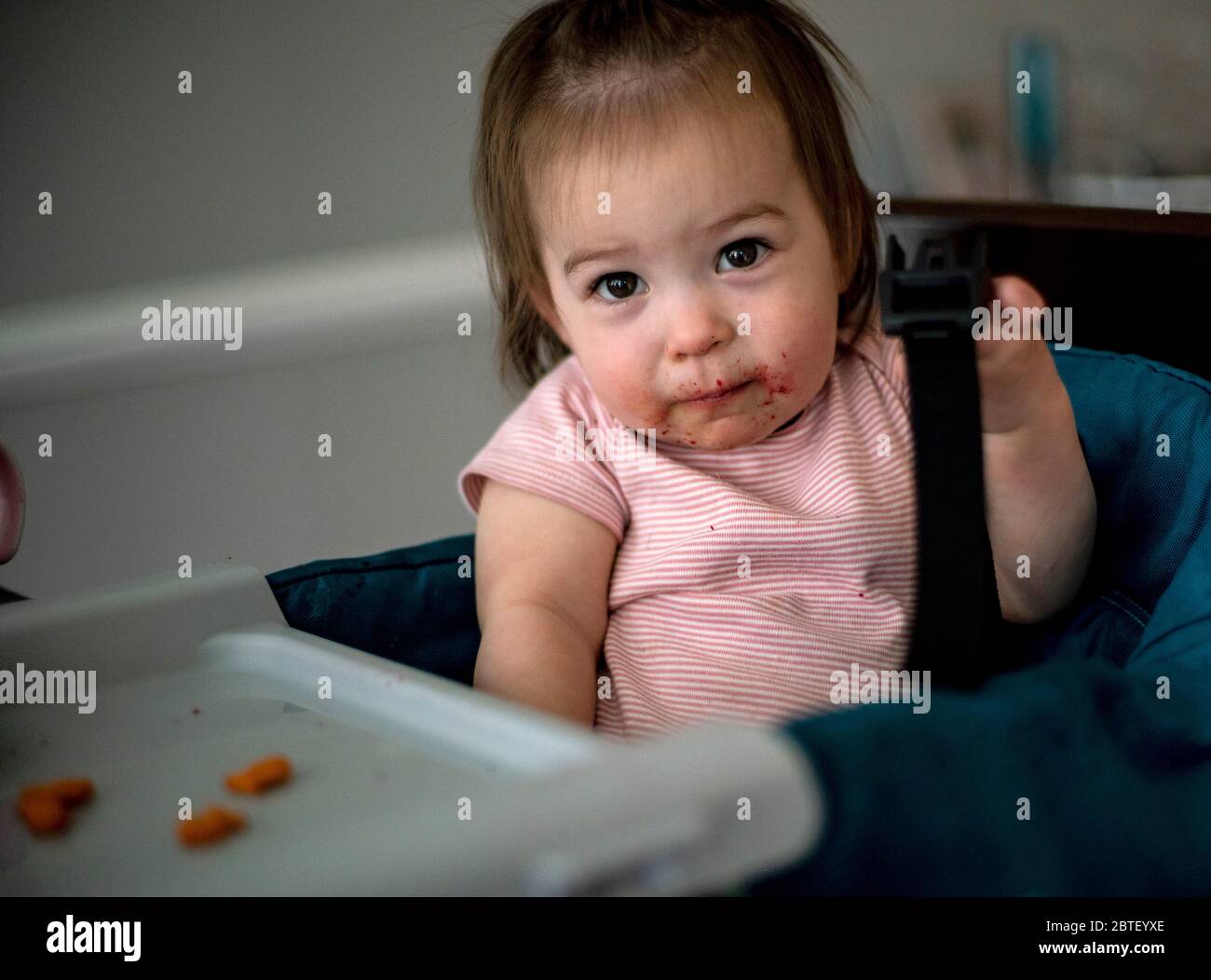 Girl strapped in chair hi-res stock photography and images - Alamy