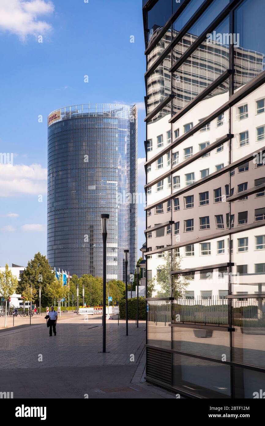 the Post Tower, headquarters of the logistics company Deutsche Post DHL ...