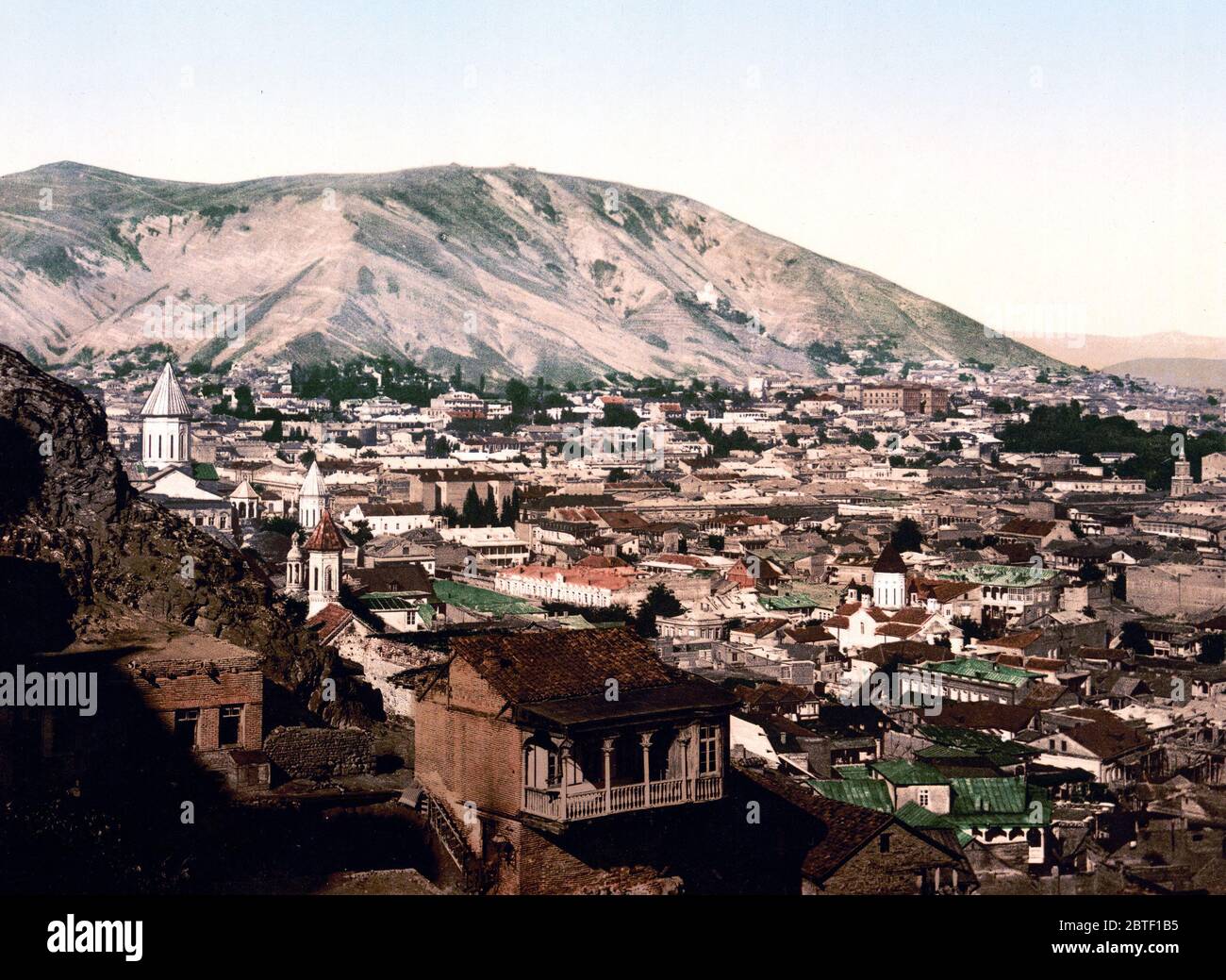 From the road to the fortress, Tiflis, Russia, (i.e., Tbilisi, Georgia ...
