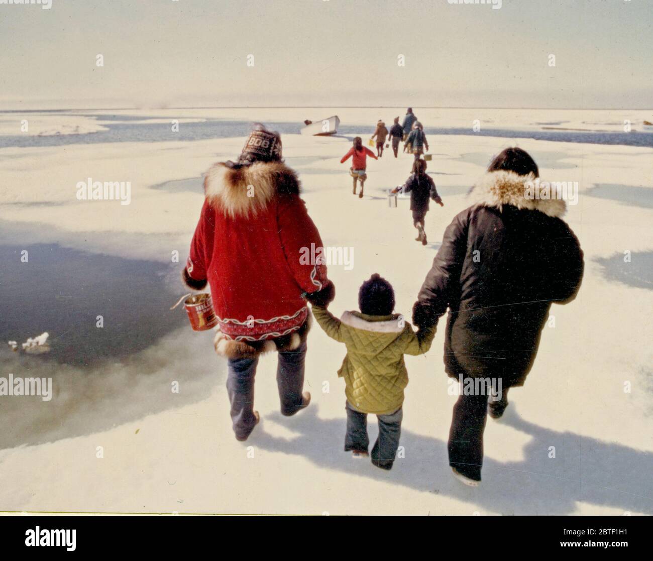 Eskimo family egg hunting hi-res stock photography and images - Alamy