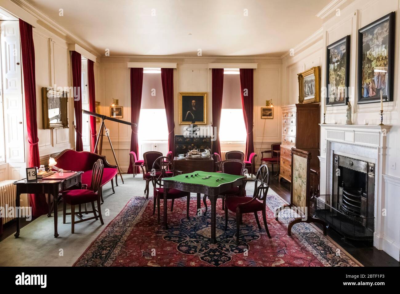 England, Kent, Deal, Walmer, Walmer Castle, Interior View Stock Photo ...