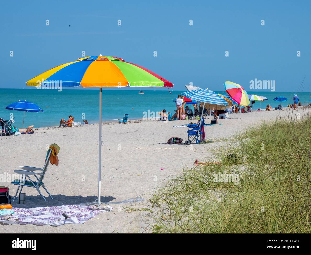 Manasota Beach on Manasota Key on the Gulf of Mexico in Englewood ...