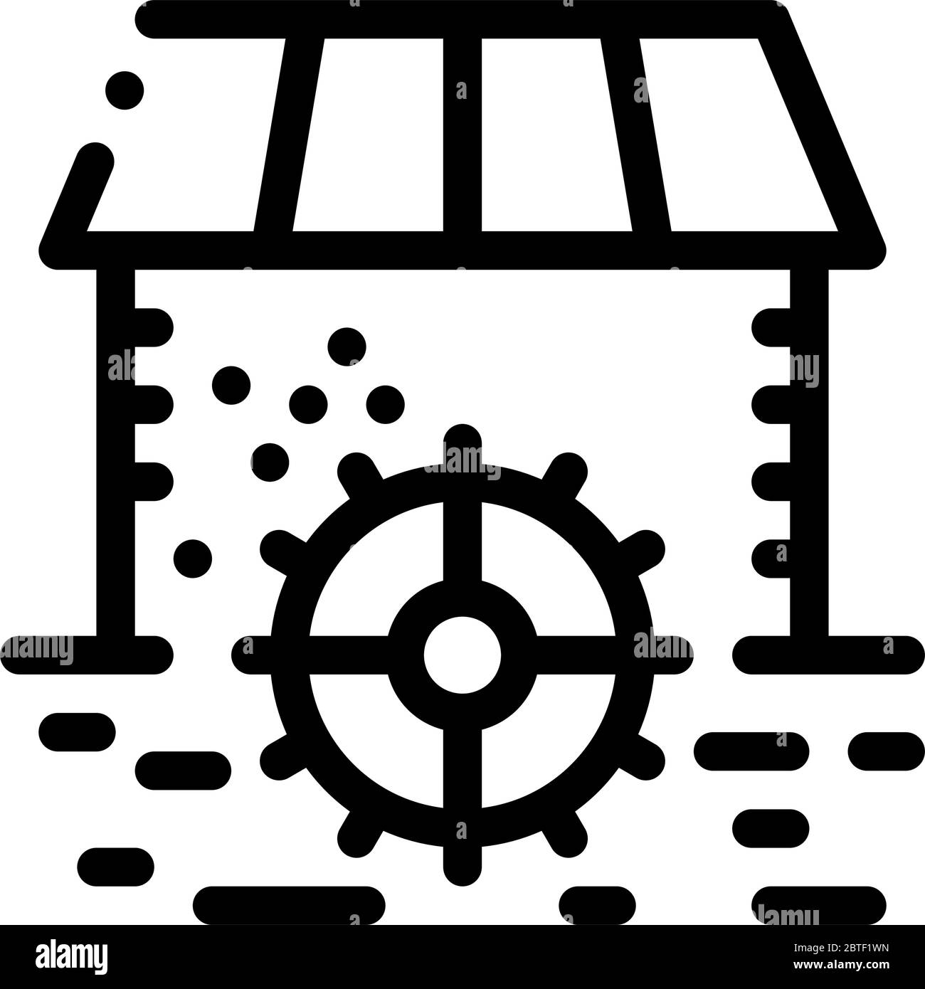 House gorge Black and White Stock Photos & Images - Alamy