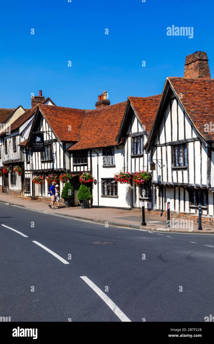 Lavenham suffolk swan hi-res stock photography and images - Alamy
