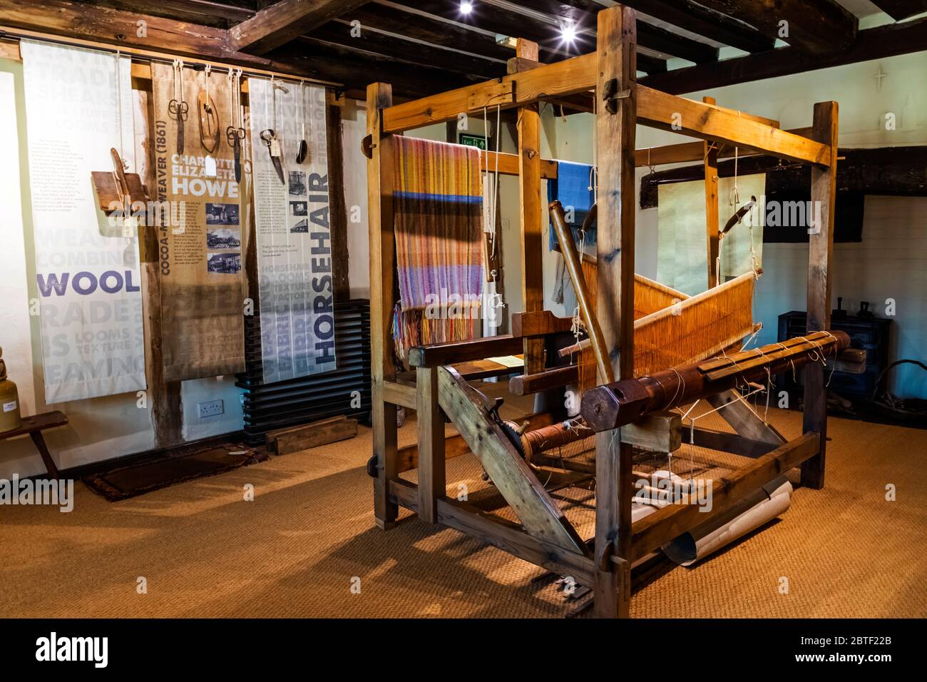 Historic weaving loom hi-res stock photography and images - Alamy