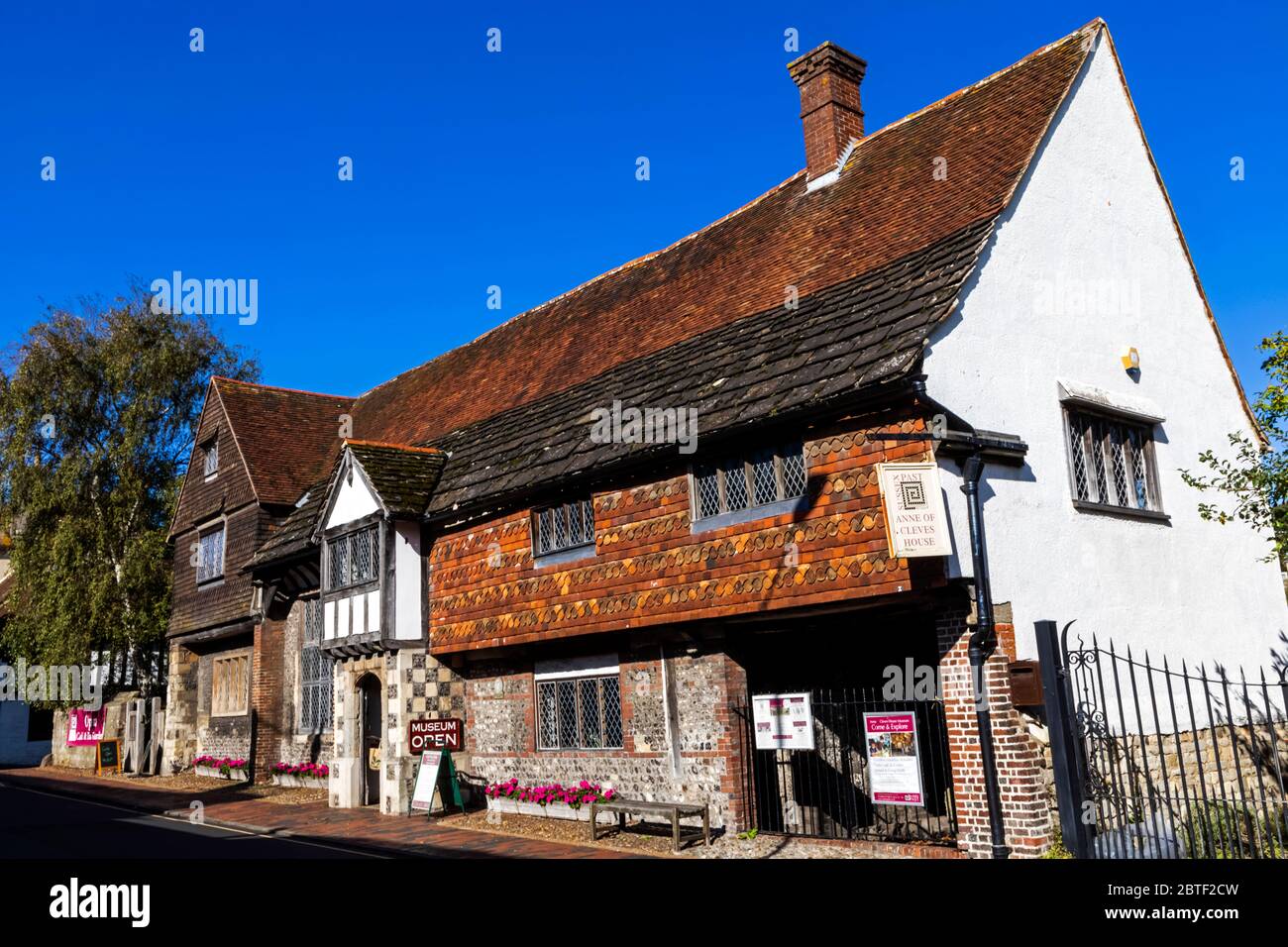England, East Sussex, Lewes, Anne of Cleves House and Gardens Stock ...