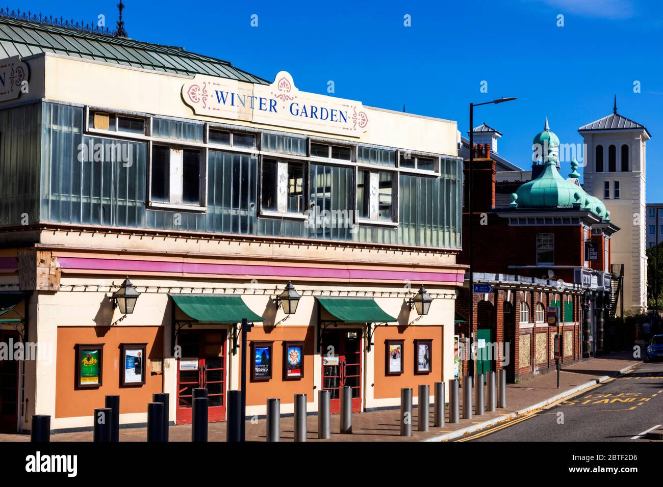 England, East Sussex, Eastbourne, The Winter Garden Theatre Stock Photo ...