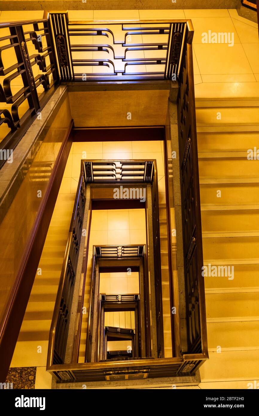 Staircase stairs stairwell harrods hi-res stock photography and images ...