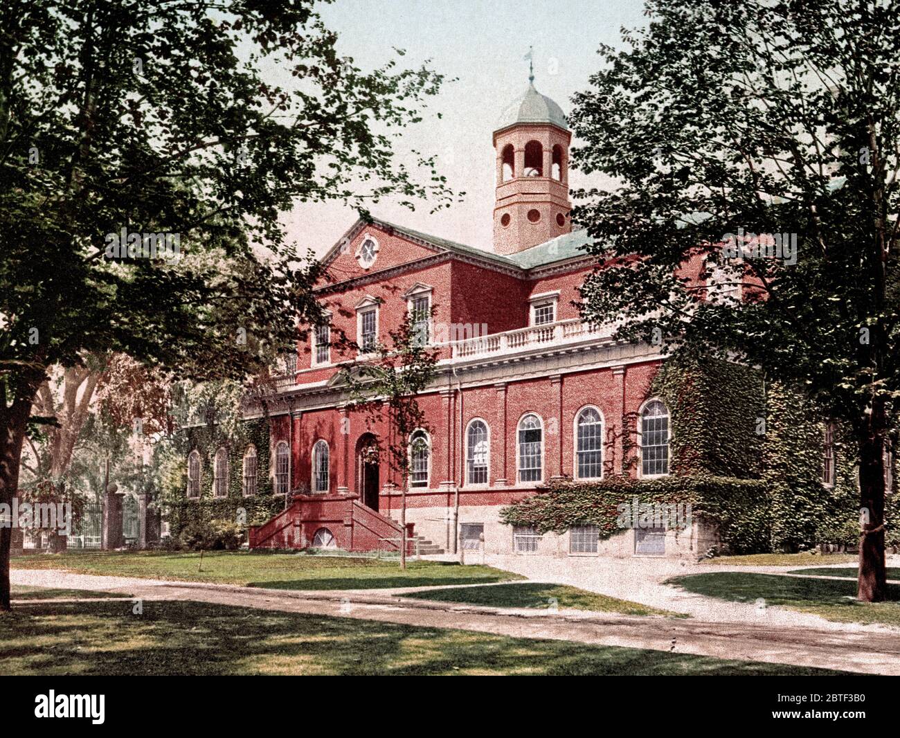 Harvard House, Harvard University ca. 1899 Stock Photo - Alamy