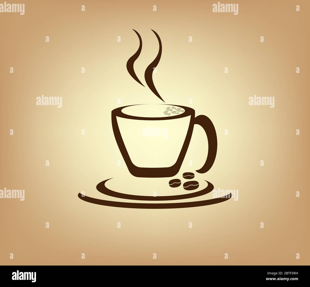 Caffe Logo Design enjoyment background Stock Vector Image & Art - Alamy