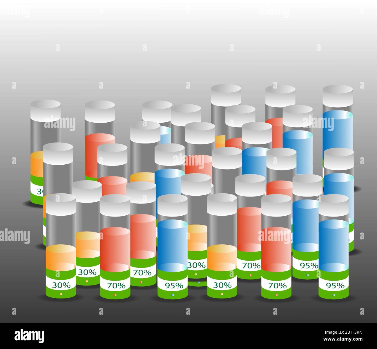 Transparent Tubes chemistry test set in lab Stock Vector Image & Art ...