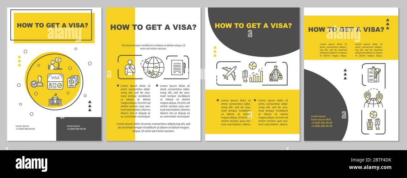 Visa application travel approval Stock Vector Images - Alamy