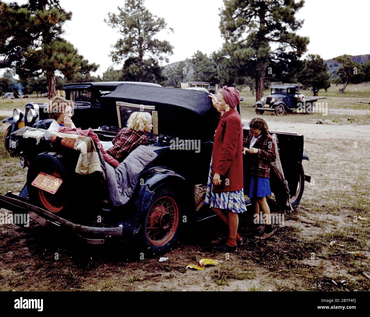 People at Small Town Fair, New Mexico October 1940 Stock Photo - Alamy