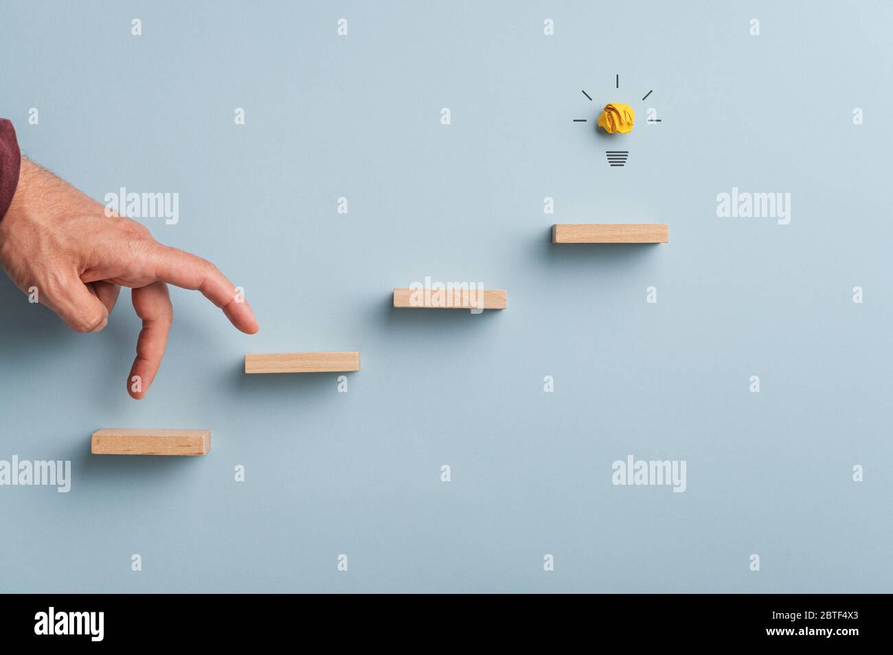 Realization make steps to success hi-res stock photography and images ...