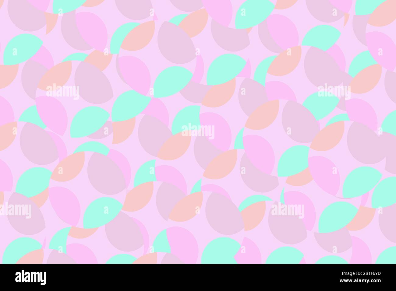 Colorful pastel circle fractal digital illustration Stock Photo - Alamy