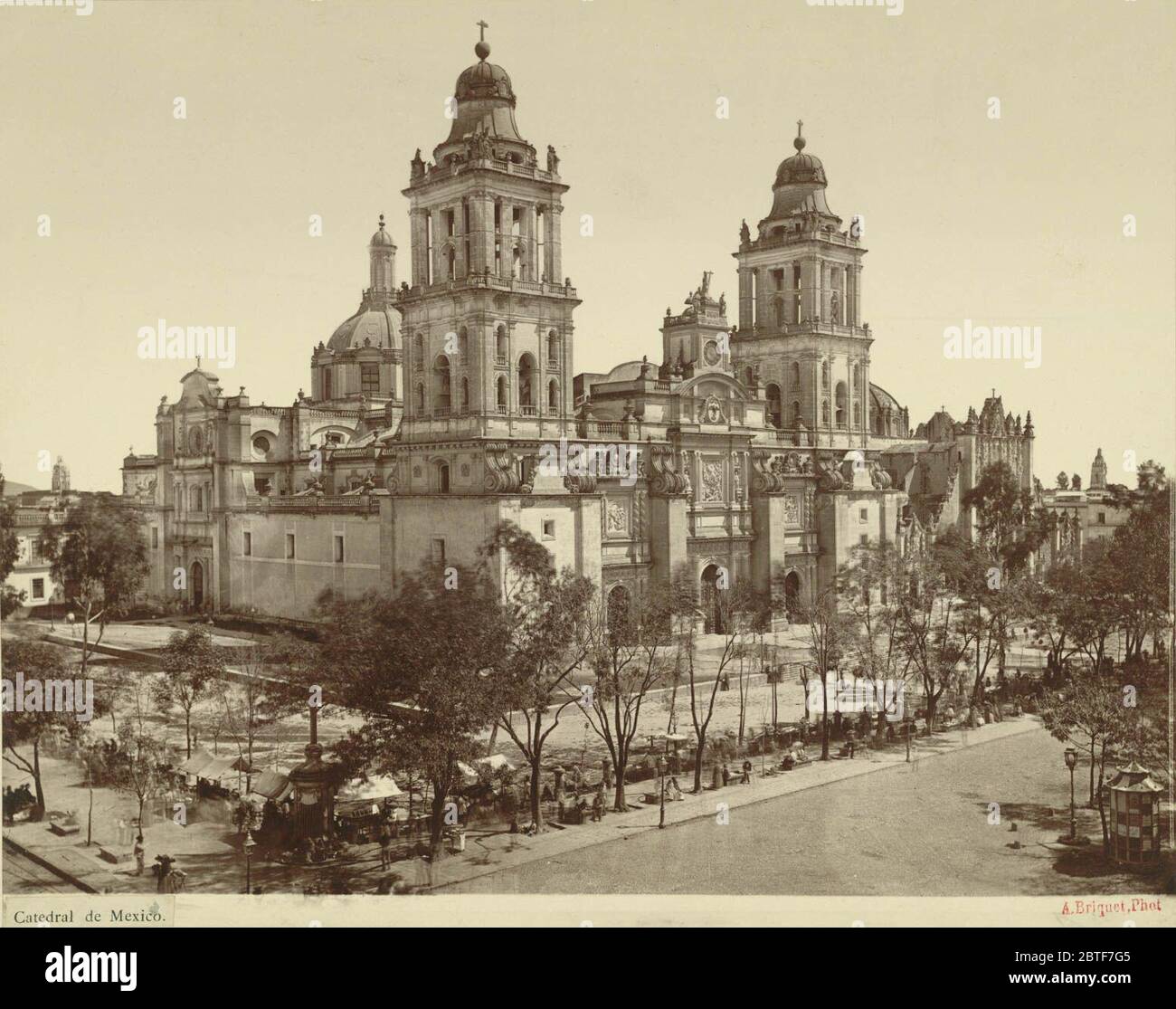Mexico City. Metropolitan Cathedral 1854-1896 Stock Photo - Alamy