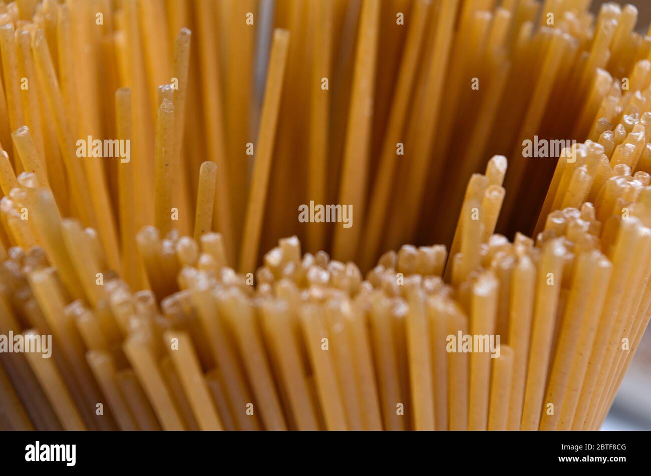 Raw spaghetti pasta close-up. Food and drinks themes Stock Photo - Alamy