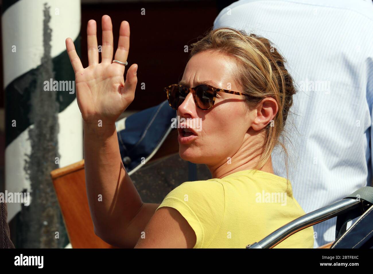 VENICE, ITALY - AUGUST 30: Cecile De France are seen during The 69th ...