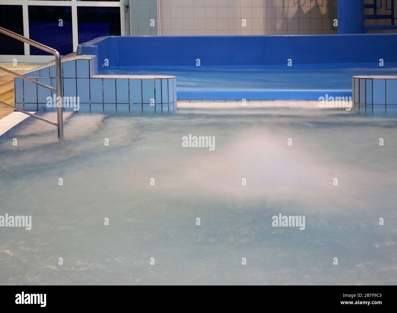 Pool complex Delfin in Ustrzyki Dolne. Poland Stock Photo - Alamy