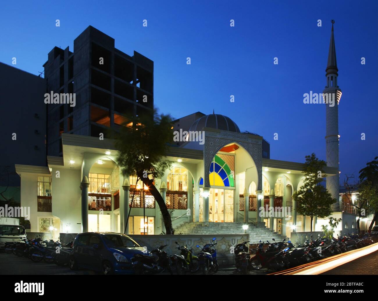 Mosque Taibah in Male. Republic of the Maldives Stock Photo - Alamy