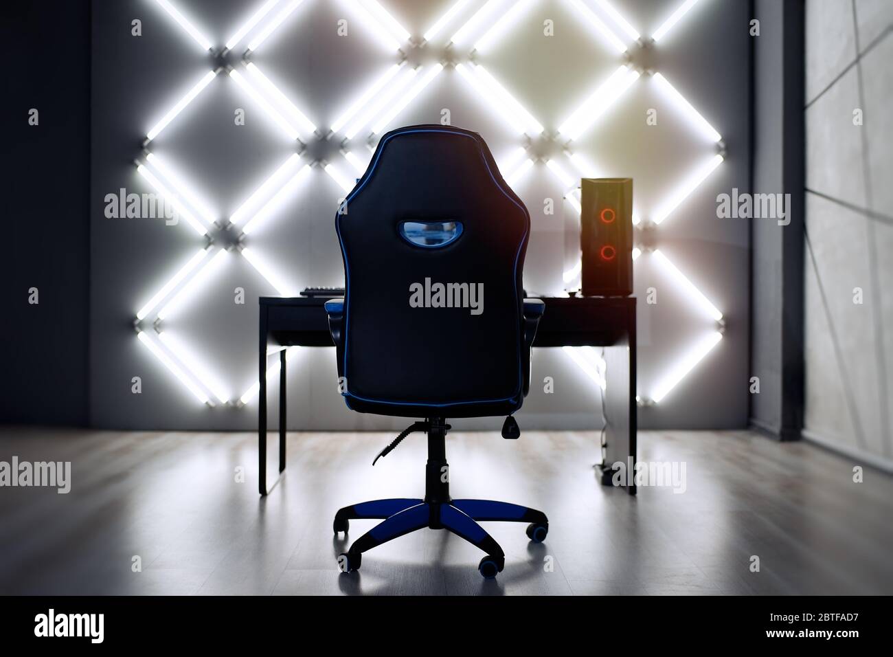 Professional gamer room with ultra powerful personal computer Stock ...