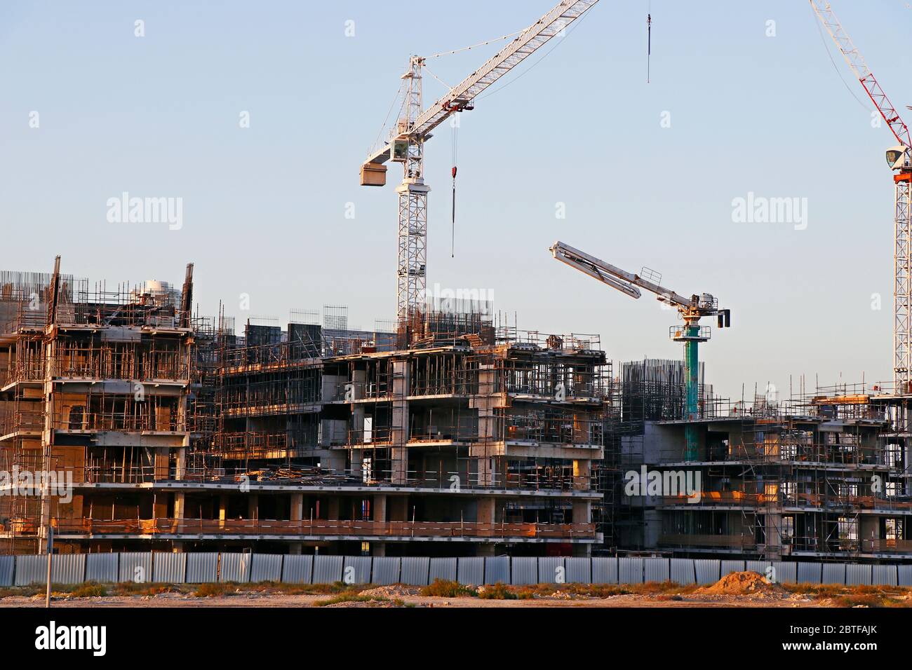 building construction works going on in site Stock Photo - Alamy