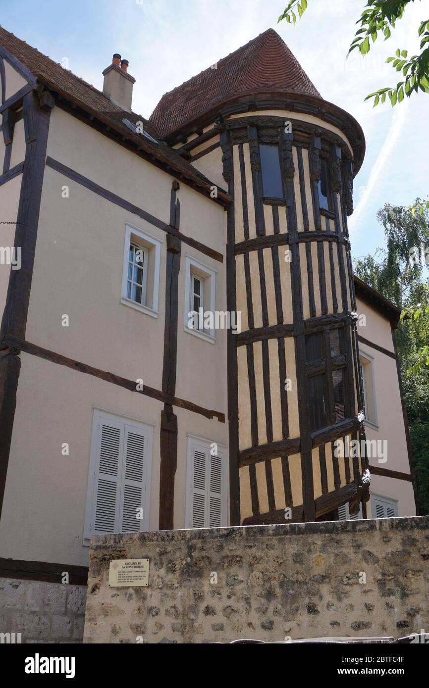 old architectural building in Chartres, France Stock Photo - Alamy