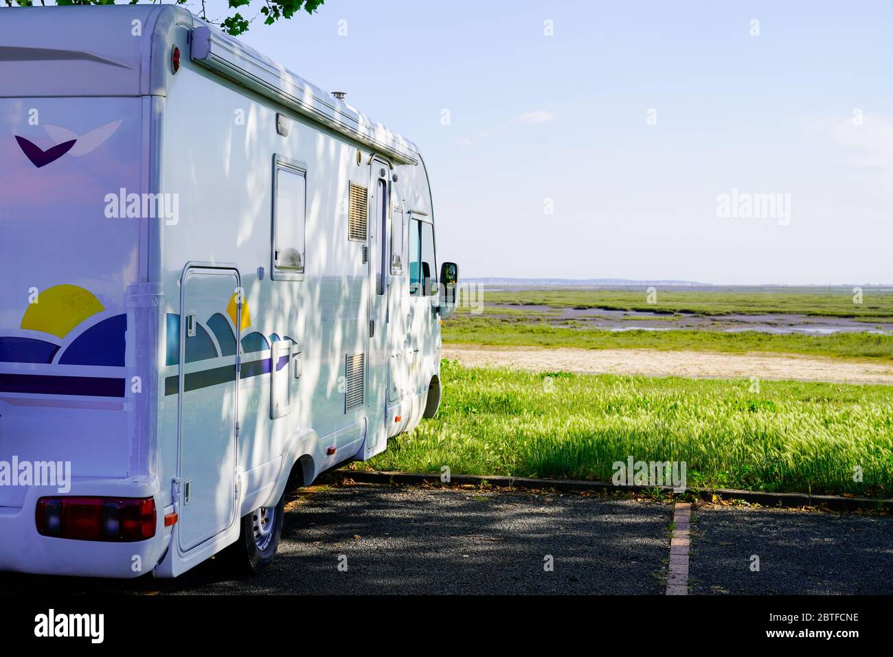 vanlife family vacation travel RV holiday trip in motorhome Caravan car ...