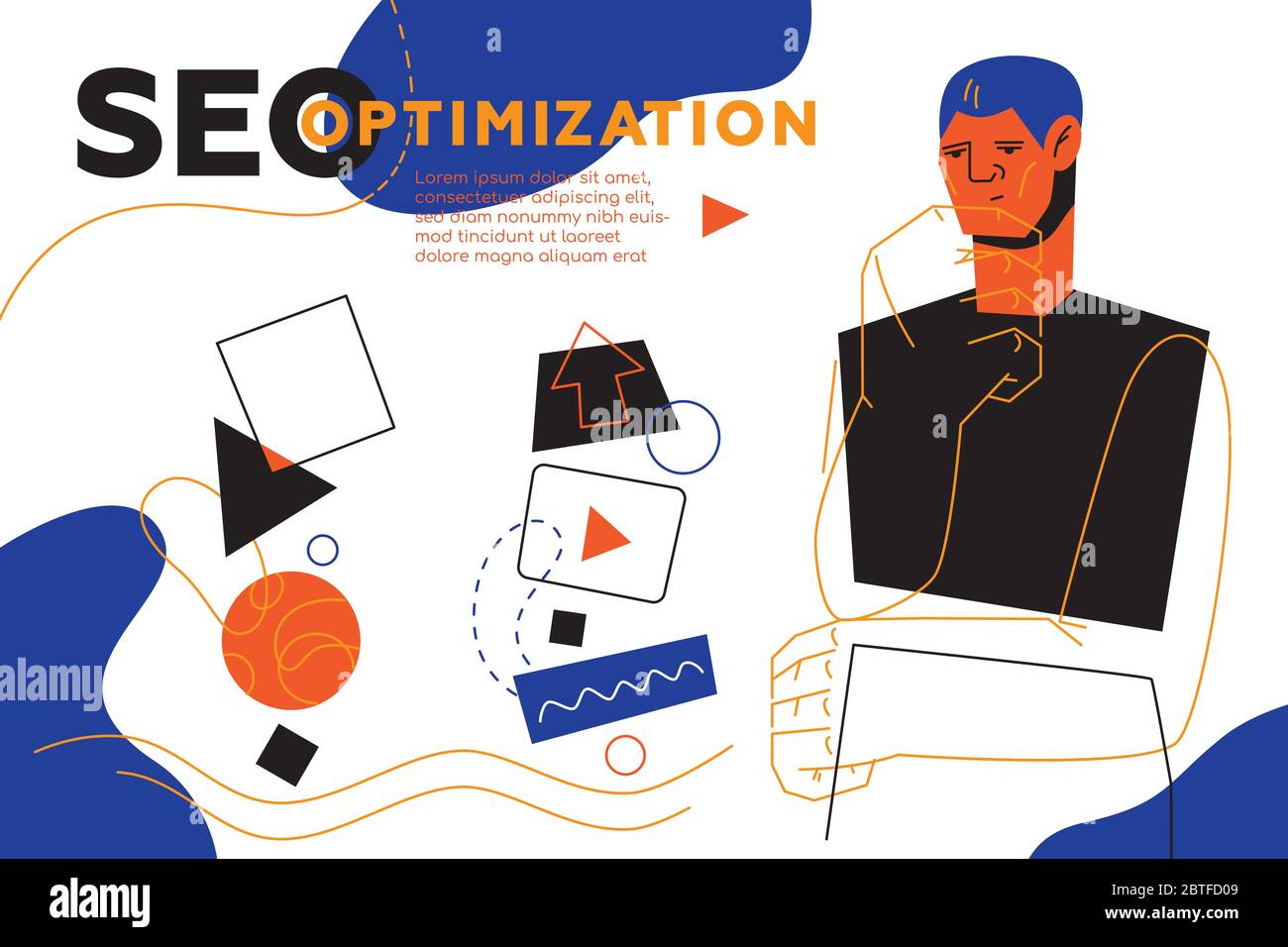 Place optimization Stock Vector Images - Alamy