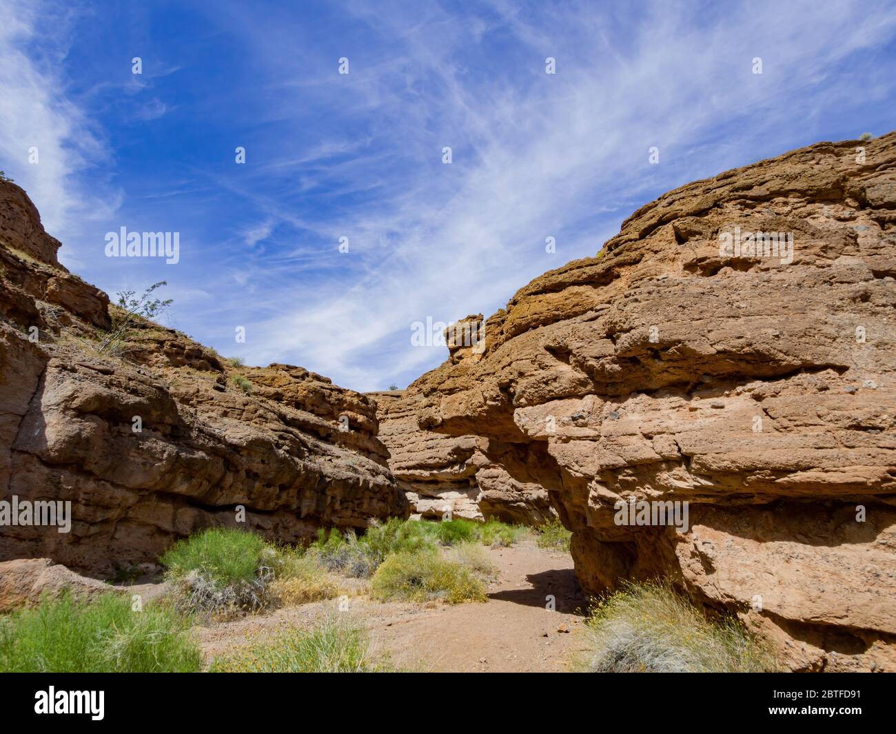 Beautiful along the famous White Owl Canyon trail at Lake Mead, Nevada ...